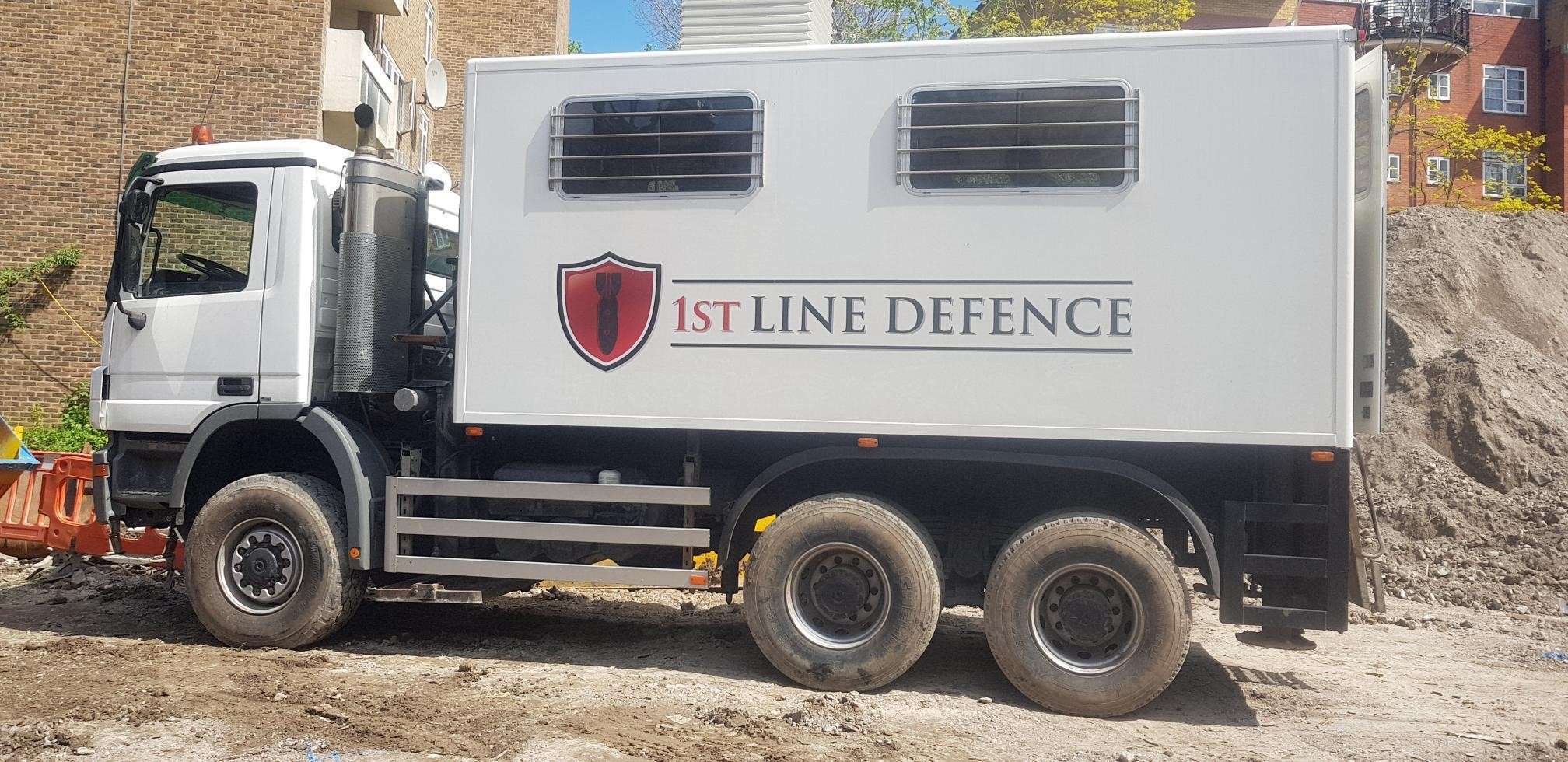 New 1st Line Defence Intrusive UXO Survey Rig - 1st Line Defence