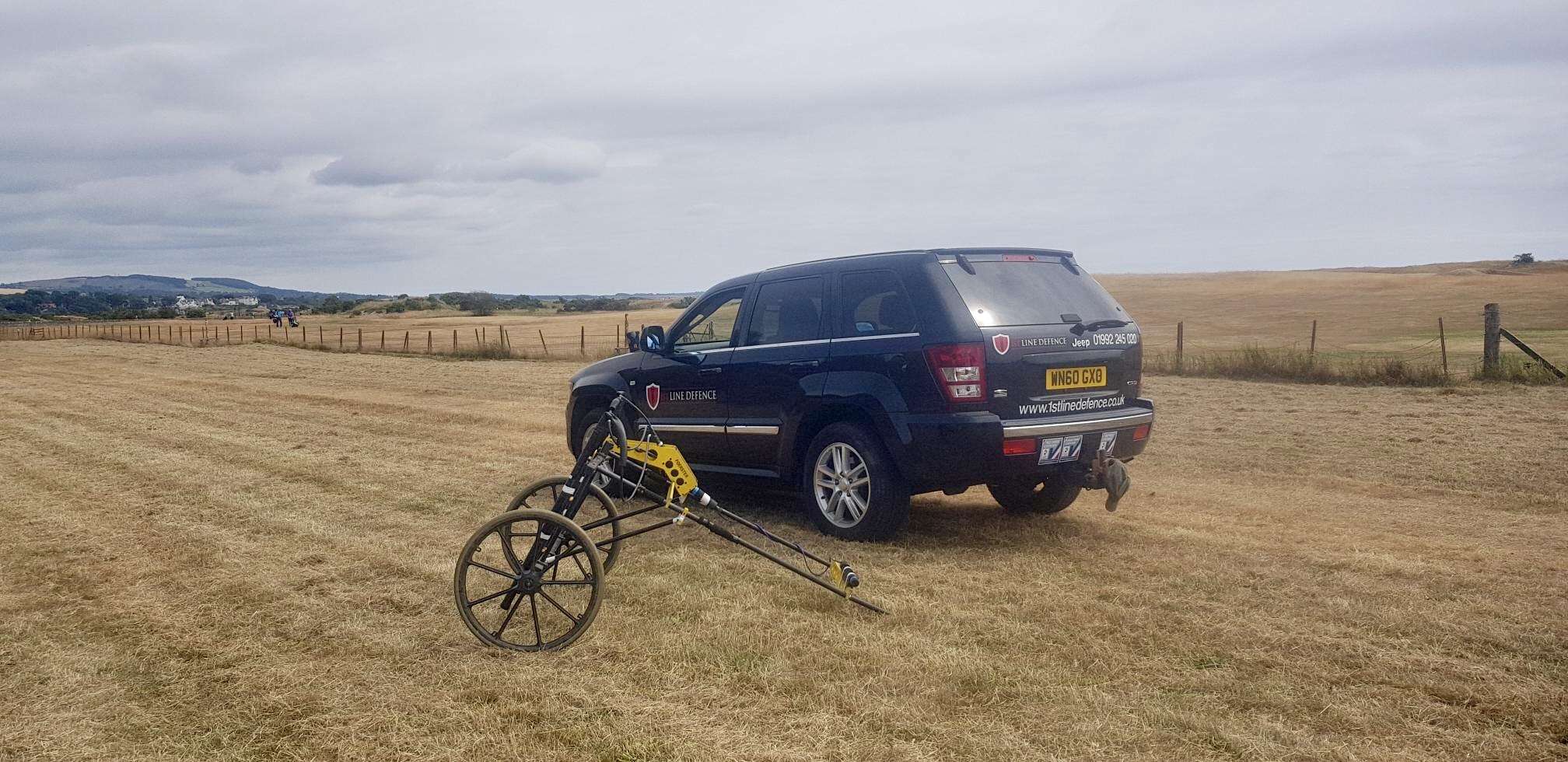 New Non-intrusive UXO Survey Rig | 1st Line Defence