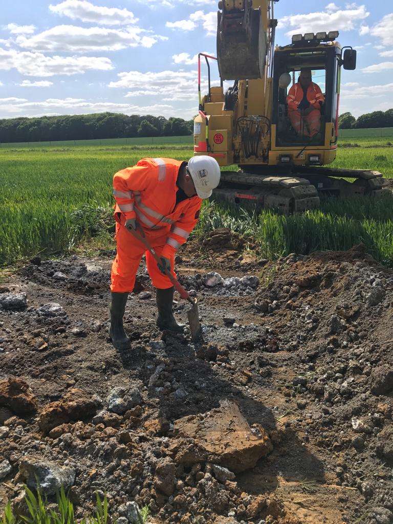 WWII 1kg German Incendiary Bombs recovered from south coast