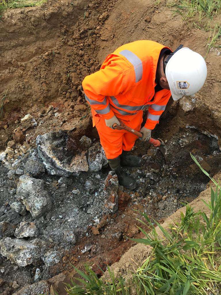 WWII 1kg German Incendiary Bombs recovered from south coast